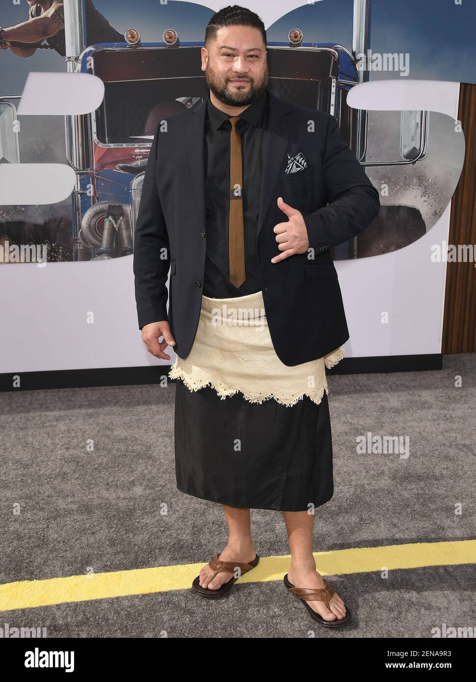 John Tui arrives at the FAST & FURIOUS Presents HOBBS & SHAW World ...