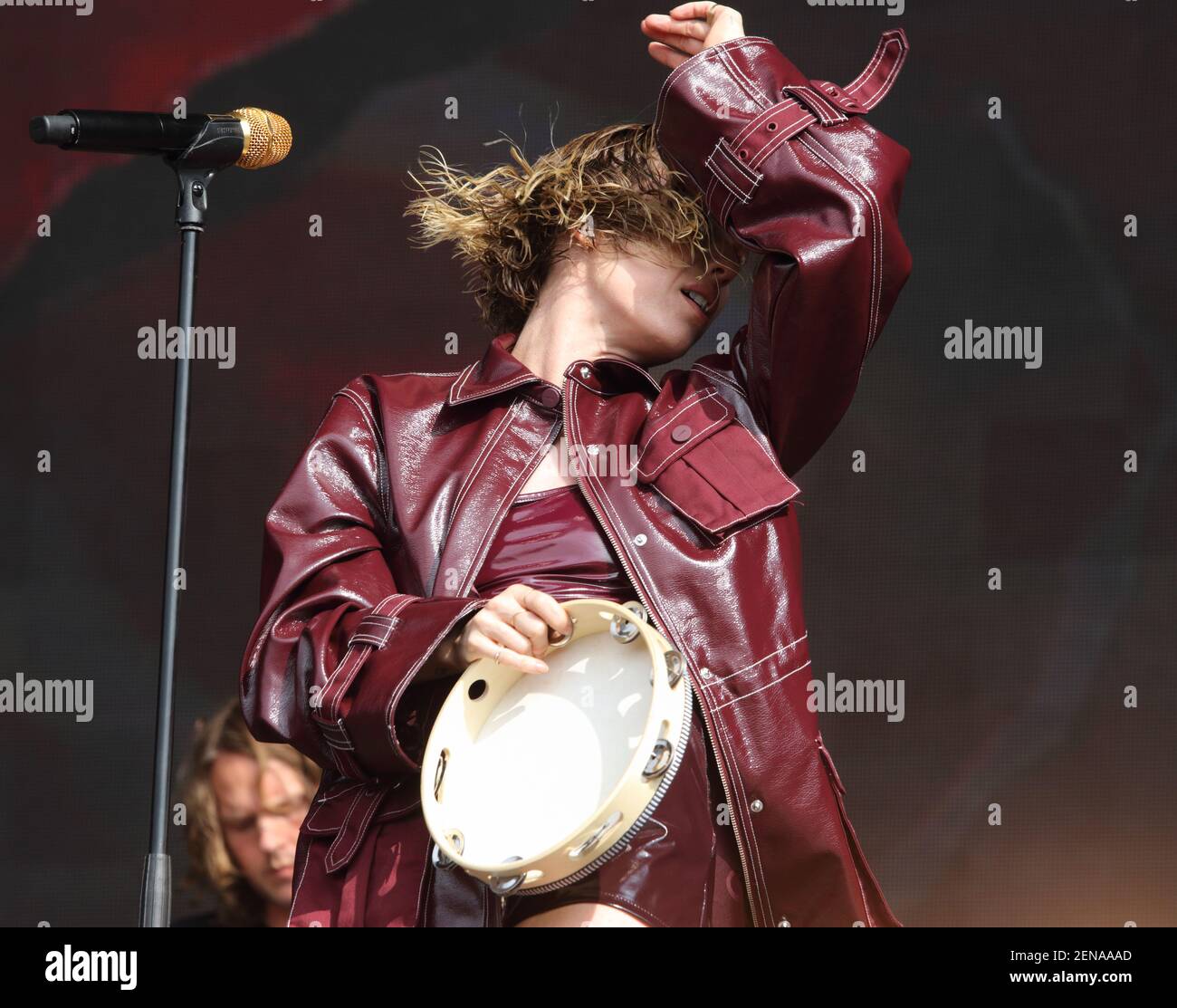 Swedish singer, Lykke Li performs on Day 4 at the Hyde Park during a ...