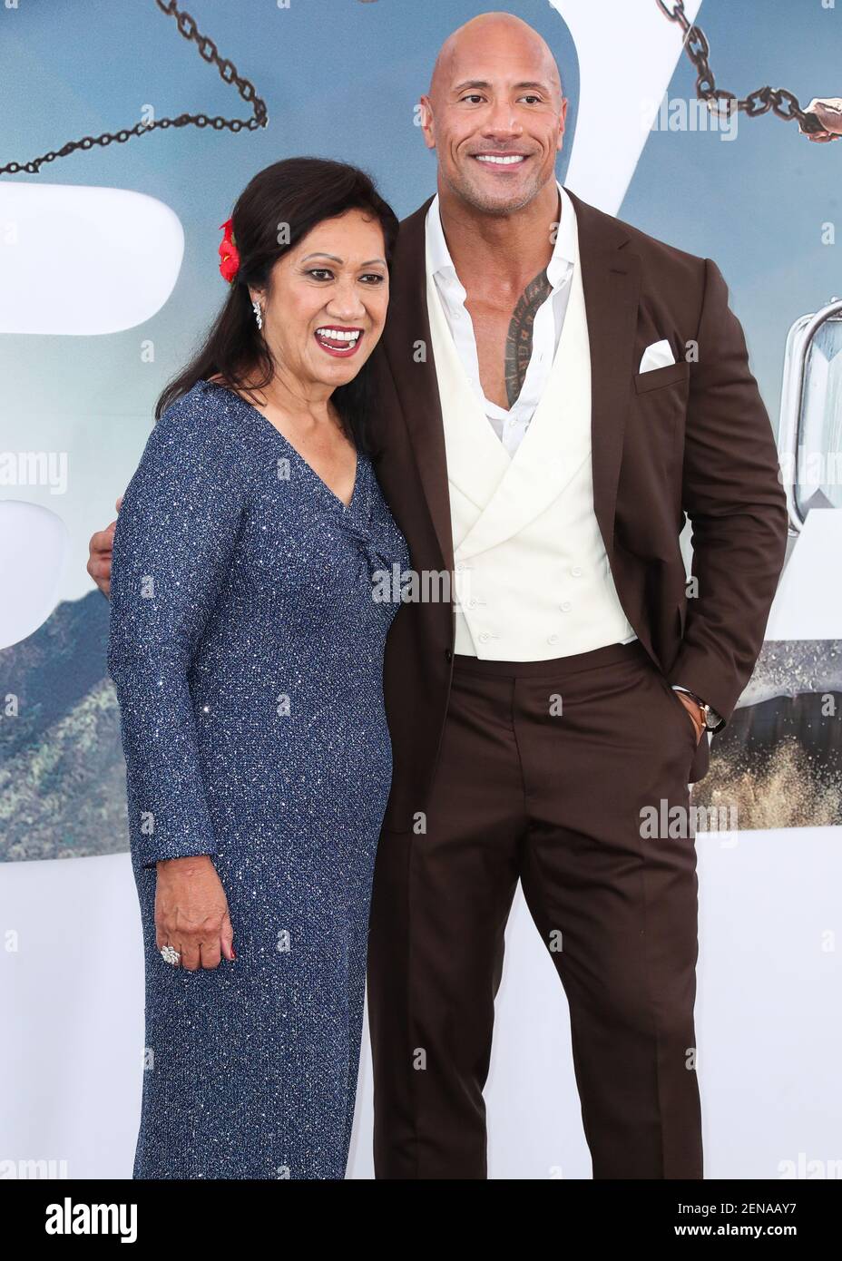 HOLLYWOOD, LOS ANGELES, CALIFORNIA, USA - JULY 13: Ata Johnson and son ...