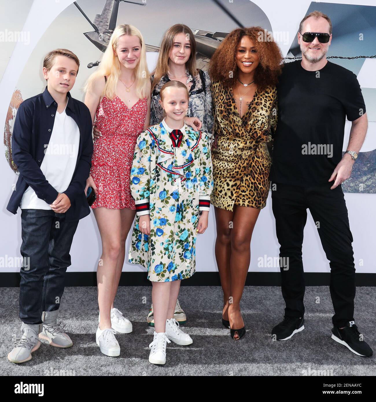 HOLLYWOOD, LOS ANGELES, CALIFORNIA, USA - JULY 13: Eve Jihan Jeffers-Cooper and Maximillion ...