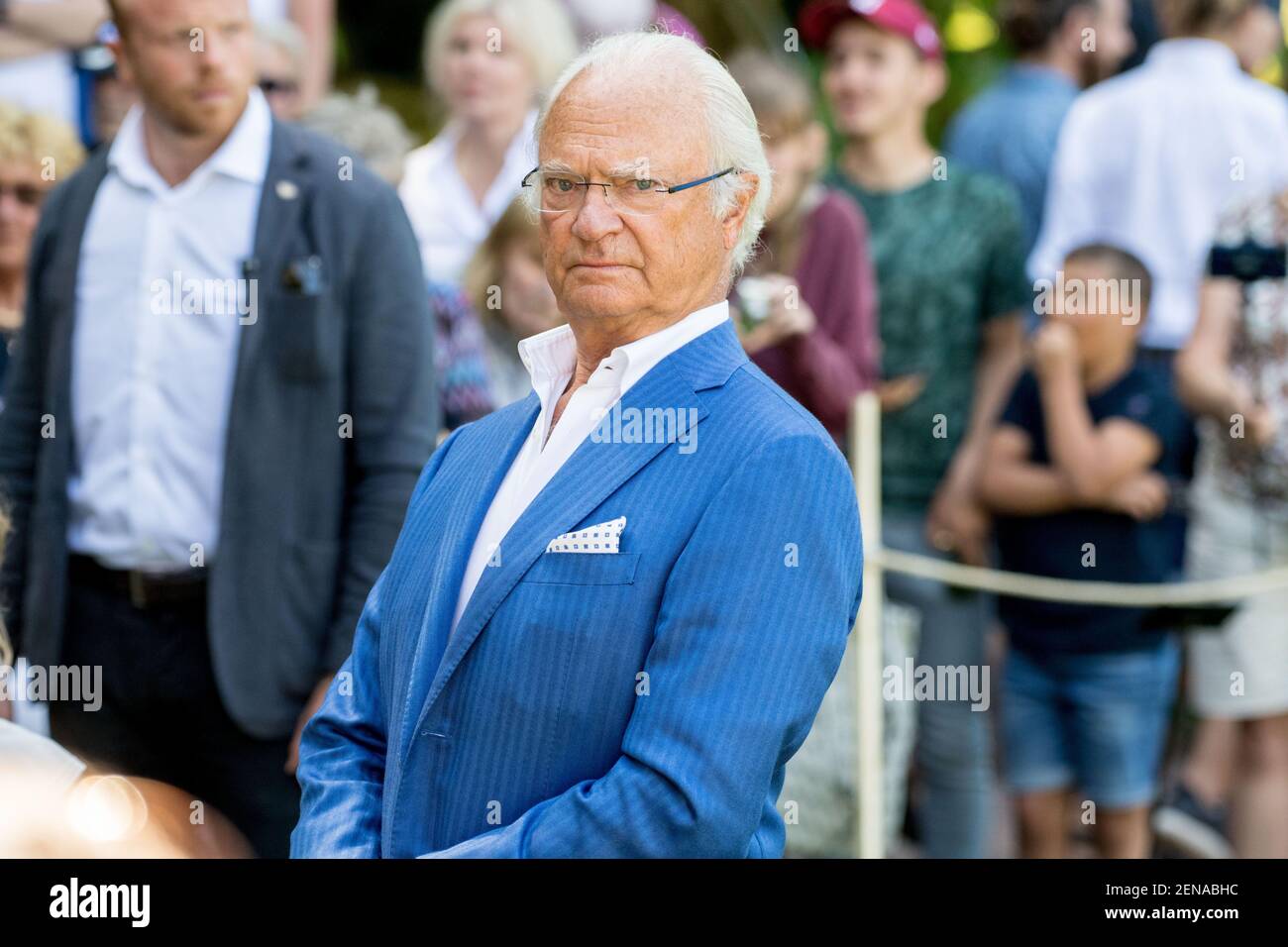 King Carl Gustav during the festivities for the Crown Princess her 42nd ...