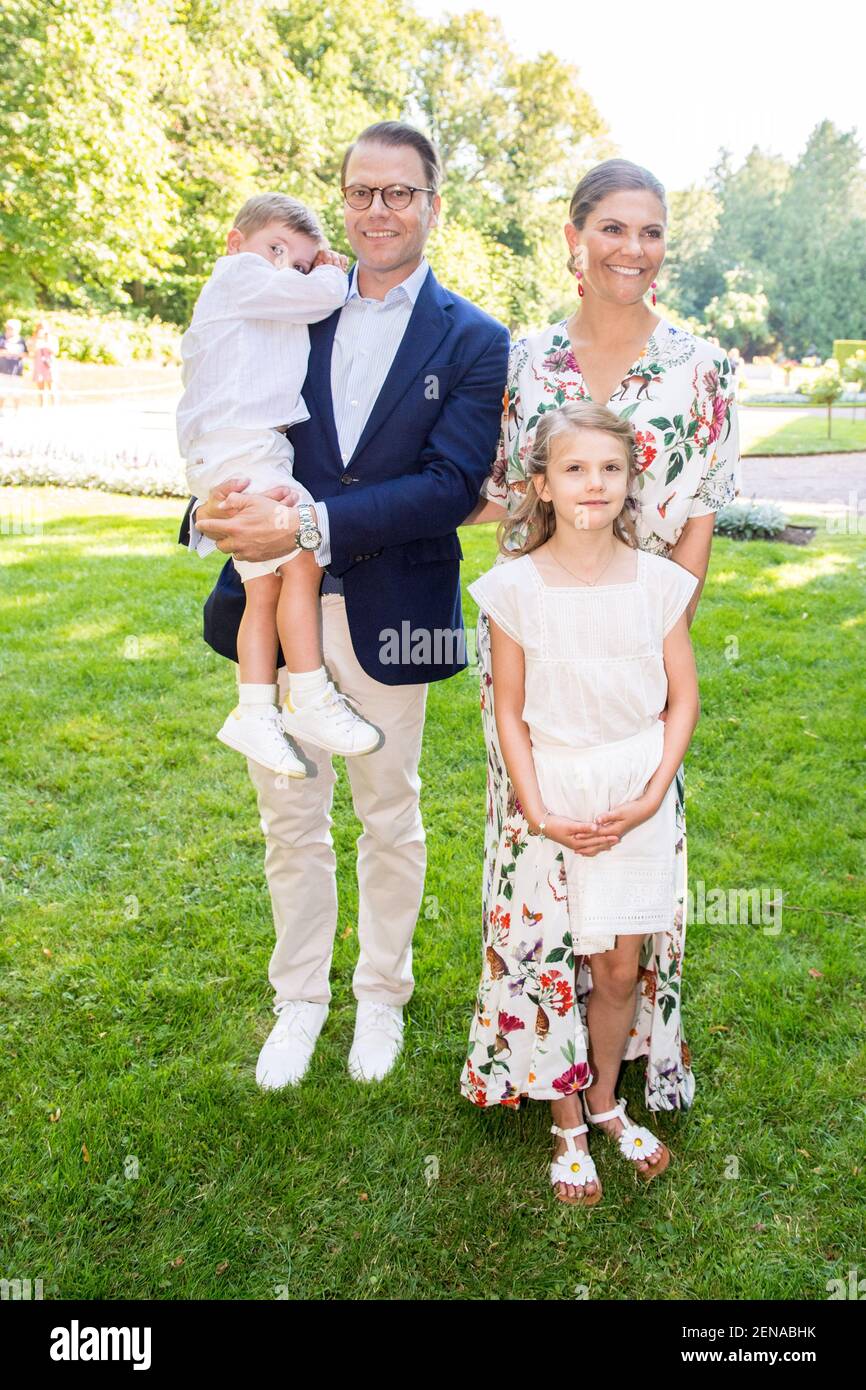 Crown Princess Victoria, Prince Daniel, Princess Estelle and Prince ...