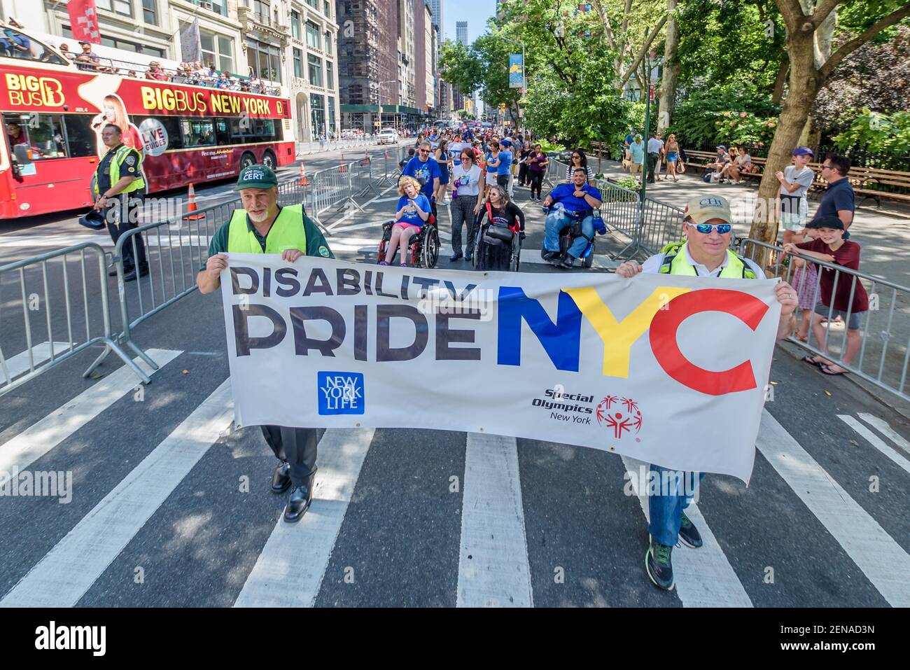 New York celebrated the fifth annual Disability Pride with a colorful ...