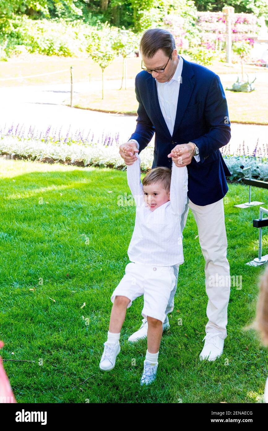 Prince Daniel and prince Oscar during the festivities for the Crown ...