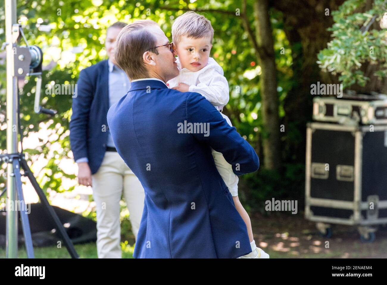 Prince Daniel and prince Oscar during the festivities for the Crown ...