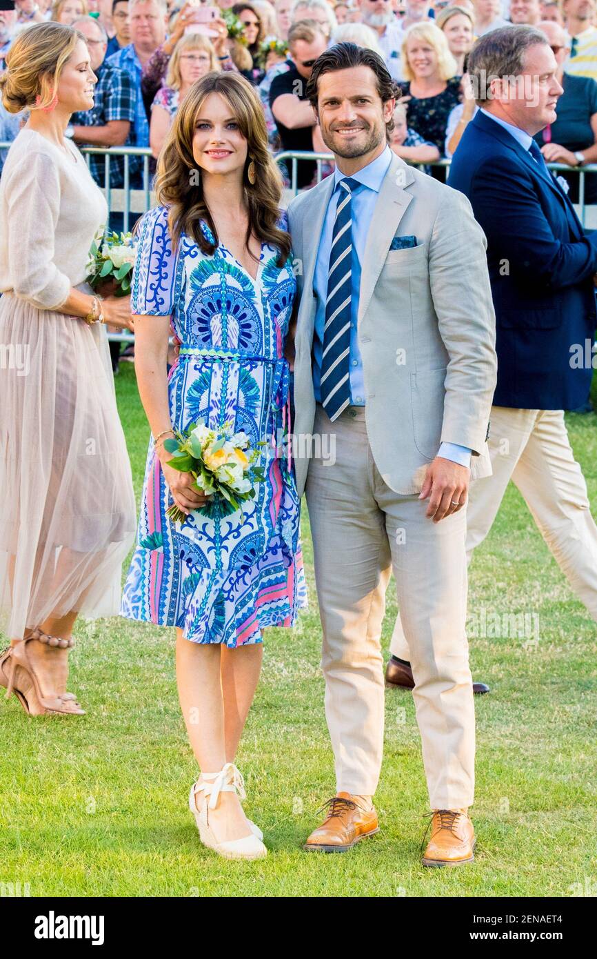 Prince Carl Philip and Princess Sofia during the festivities for the ...