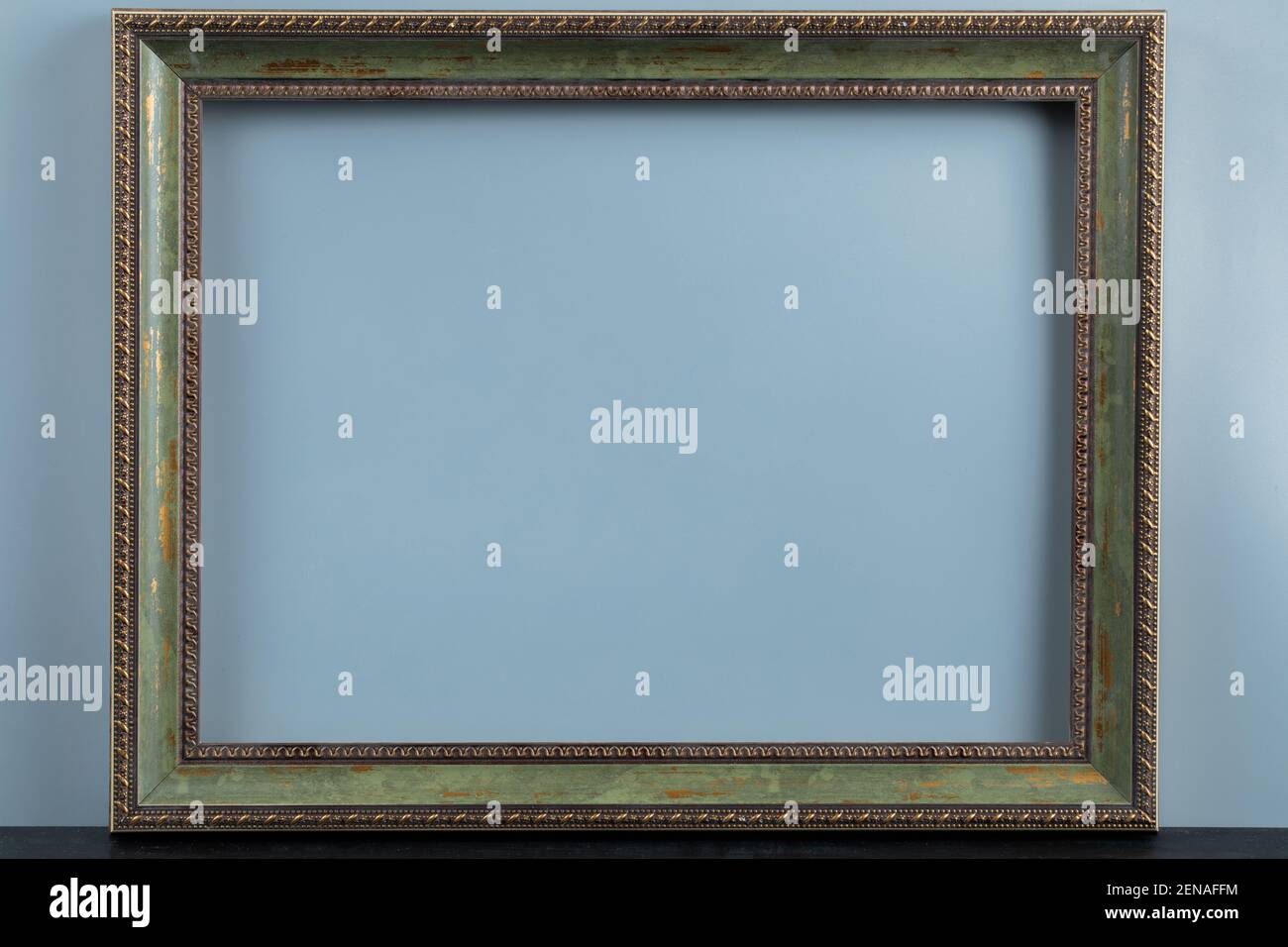 Metallic frame isolated on matte background Stock Photo - Alamy