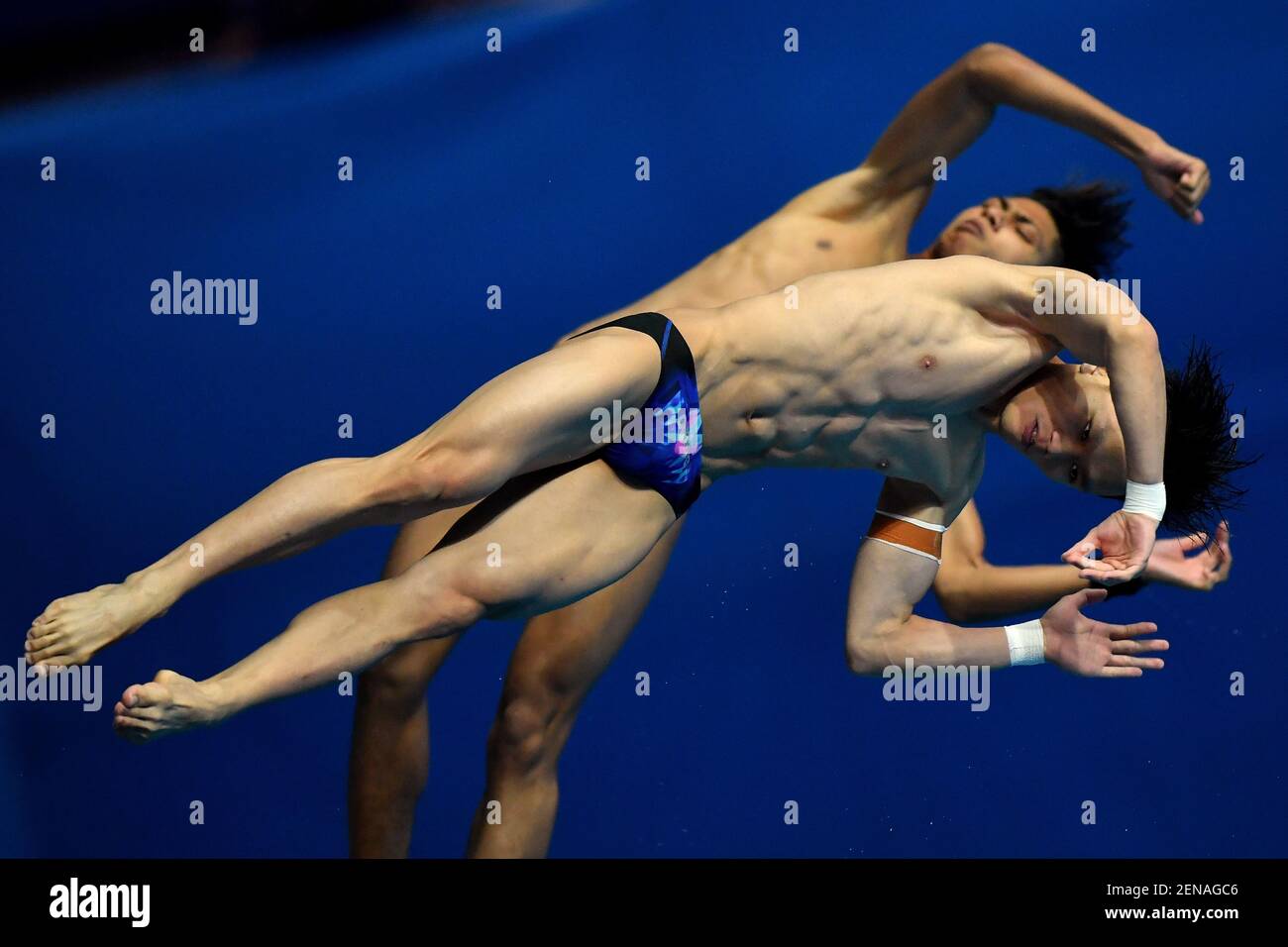 Jellson Jabillin, Hanis Jaya suria MAS Malaysia Gwangju South Korea 15/07/2019 Men's 10m Synchro ...