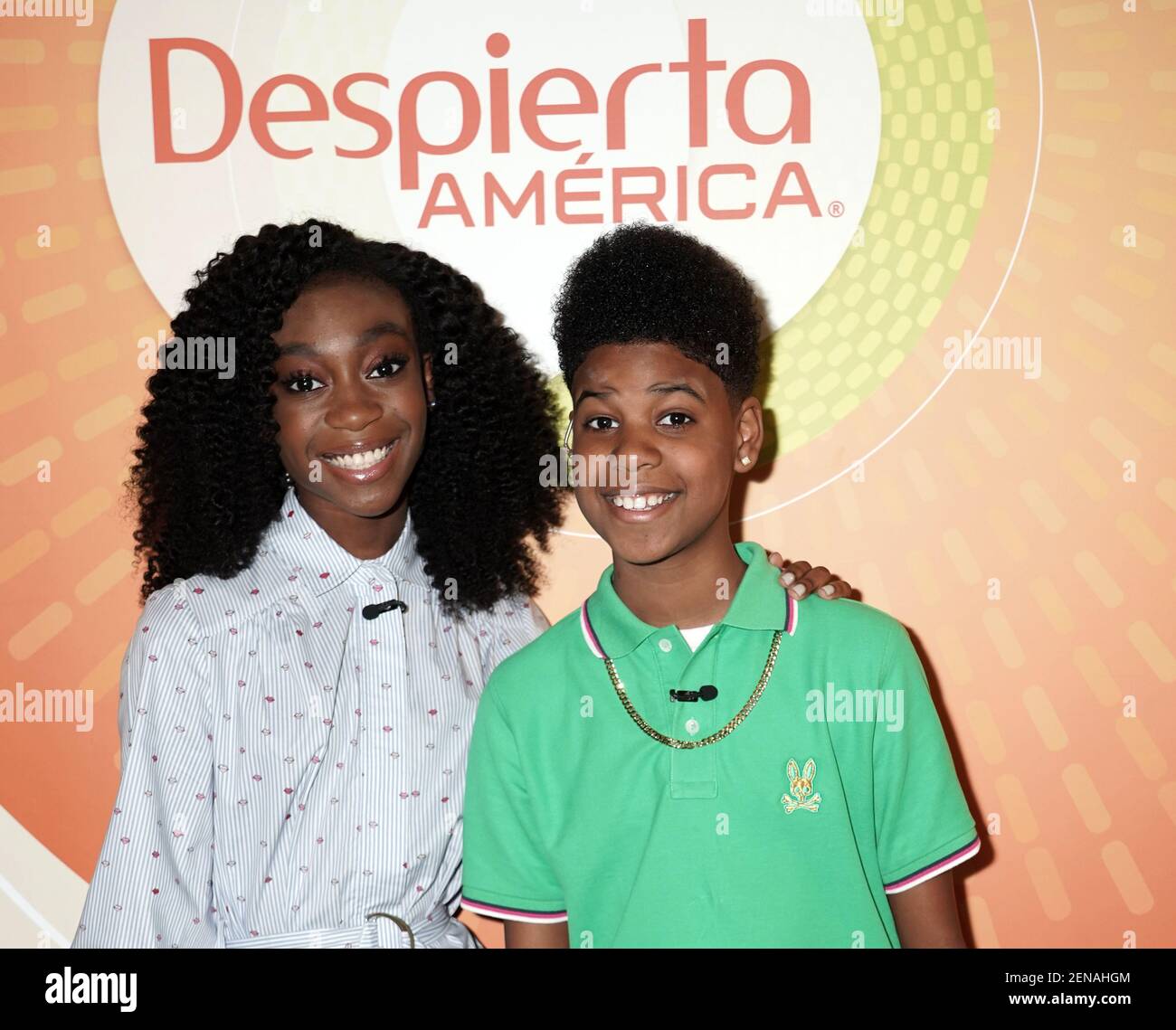 MIAMI, FL - JUL 15: Actress Shahadi Wright Joseph the voice of young ...