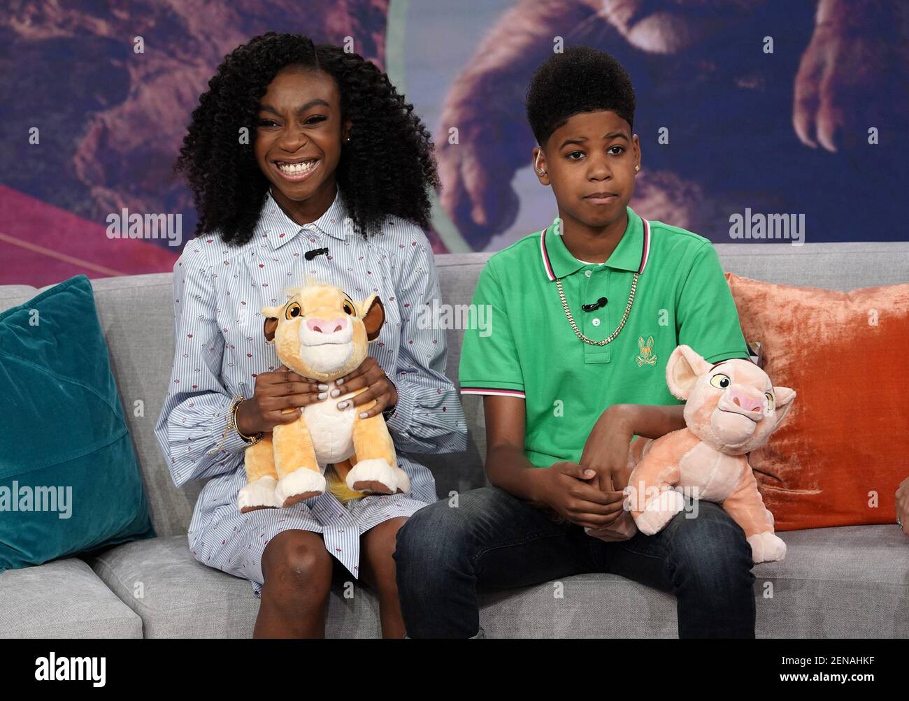 MIAMI, FL - JUL 15: Actress Shahadi Wright Joseph the voice of young ...