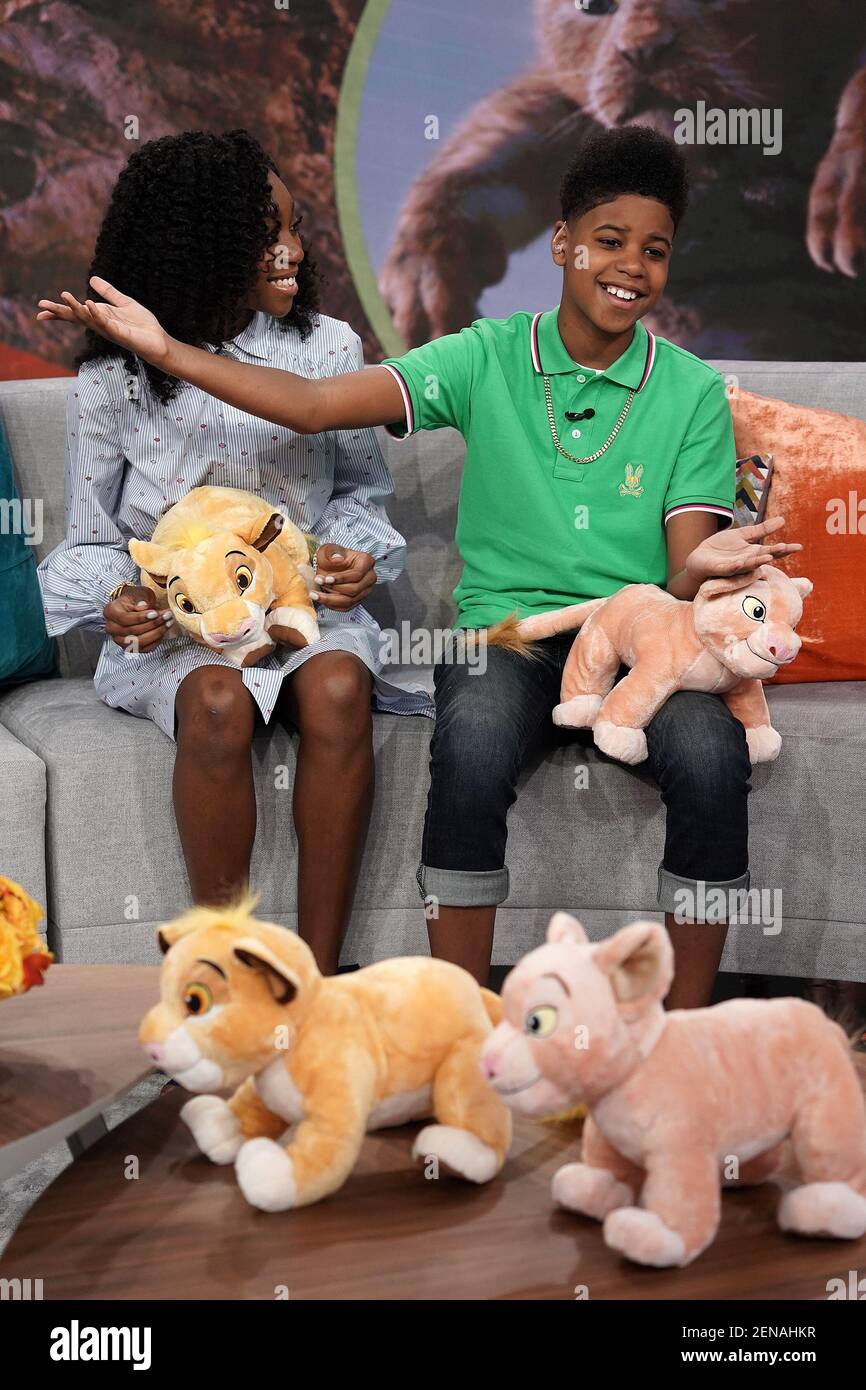 MIAMI, FL - JUL 15: Actress Shahadi Wright Joseph the voice of young ...