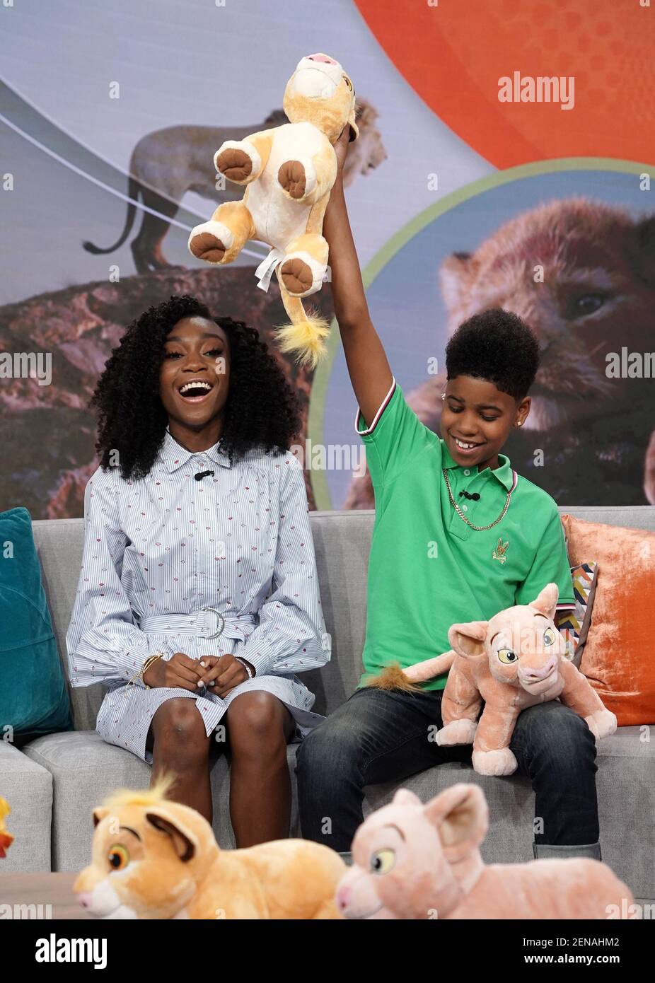 MIAMI, FL - JUL 15: Actress Shahadi Wright Joseph the voice of young ...