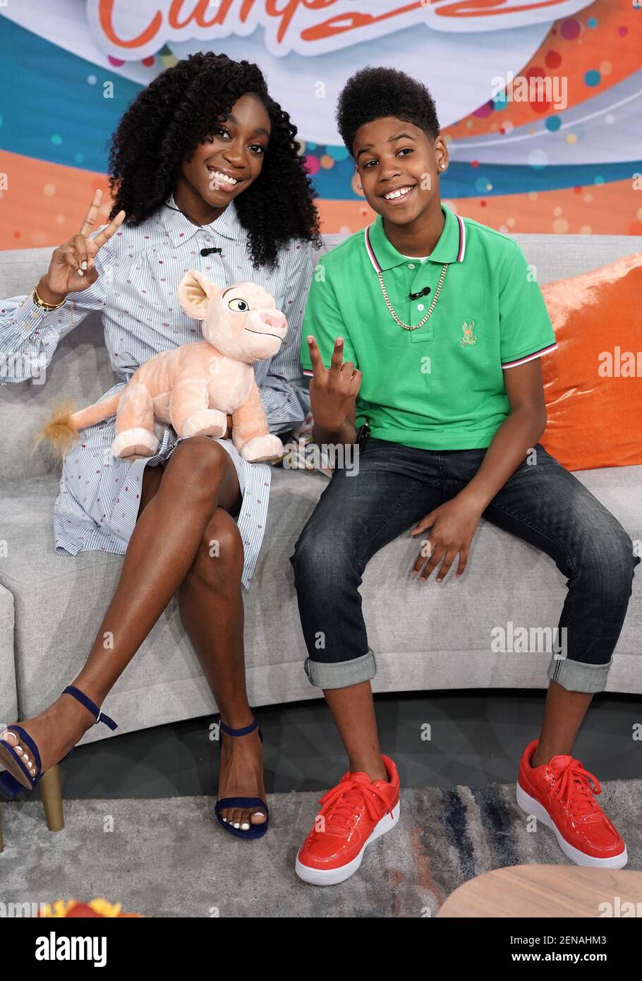 MIAMI, FL - JUL 15: Actress Shahadi Wright Joseph the voice of young ...