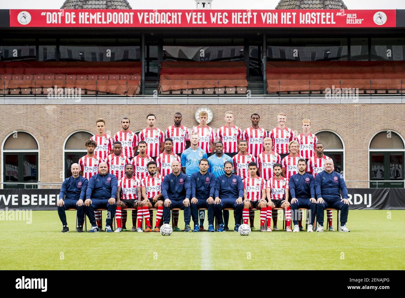 ROTTERDAM, photocall Jong Sparta Rotterdam, football, season 2019-2020 ...