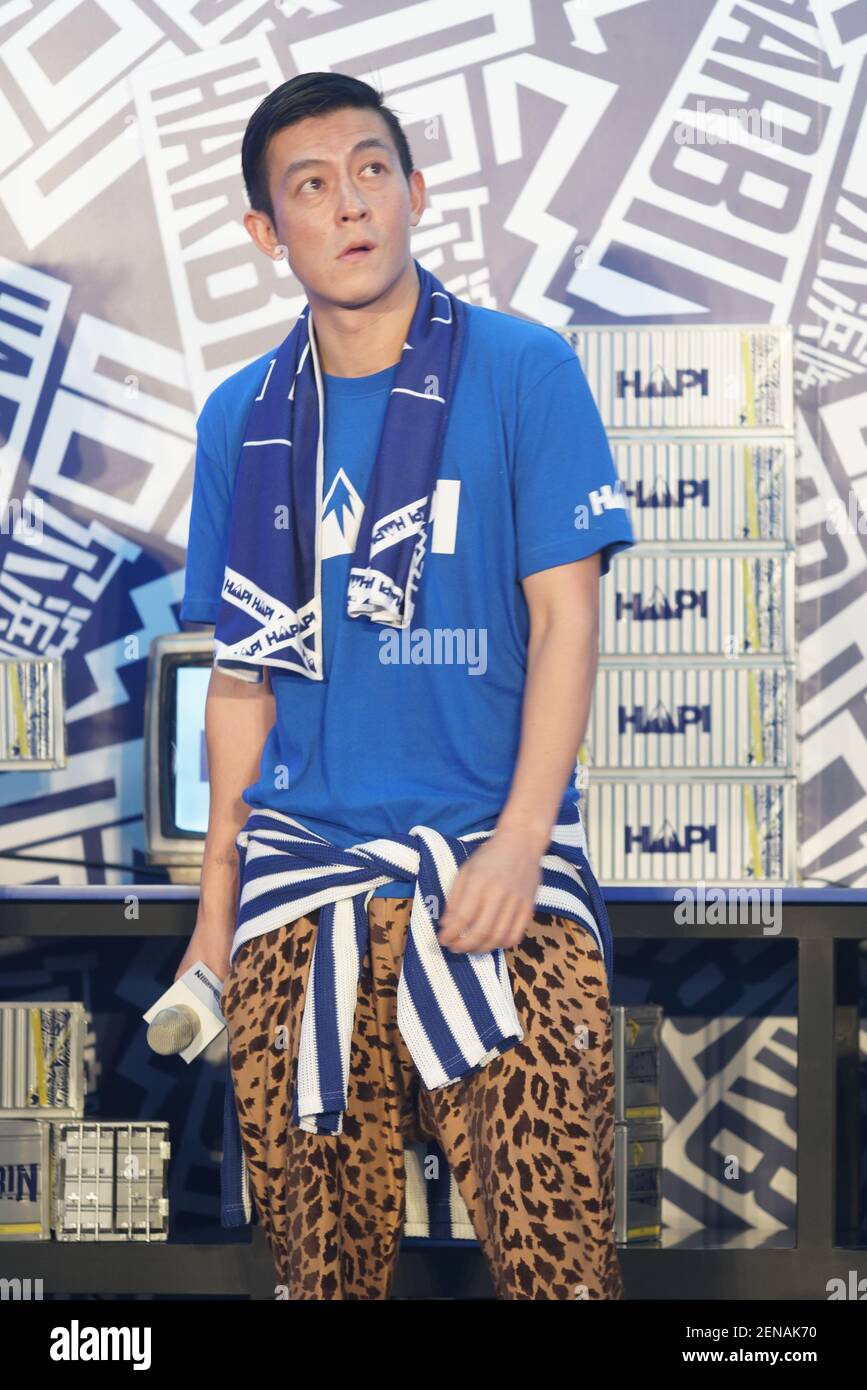 Hong Kong-Canadian actor and rapper Edison Chen attends a promotional ...