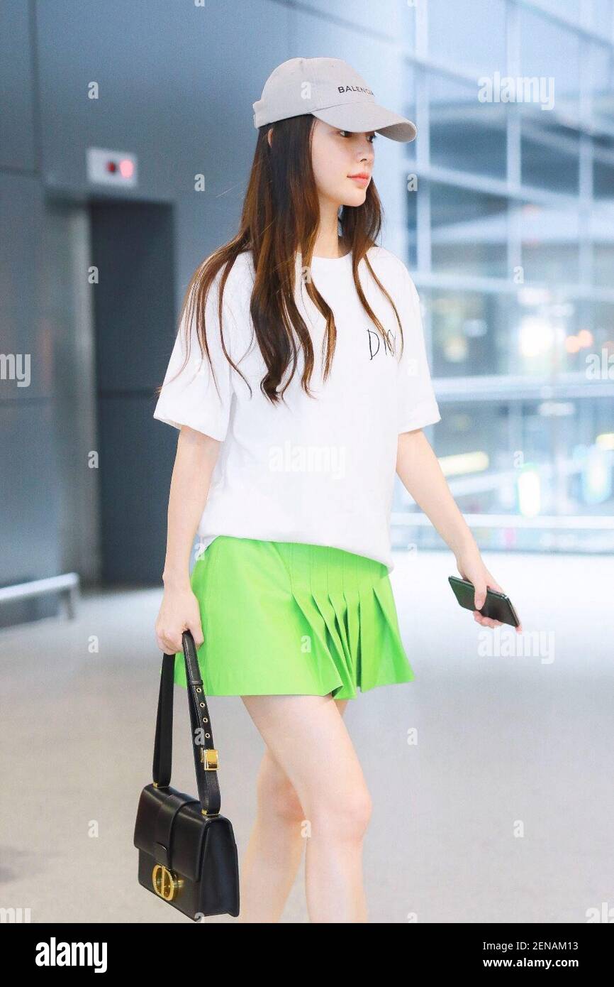 Shanghai, China - July 16 2019: Chinese actress Angelababy at Shanghai ...