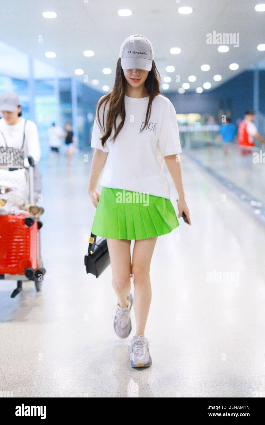 Shanghai, China - July 16 2019: Chinese actress Angelababy at Shanghai ...
