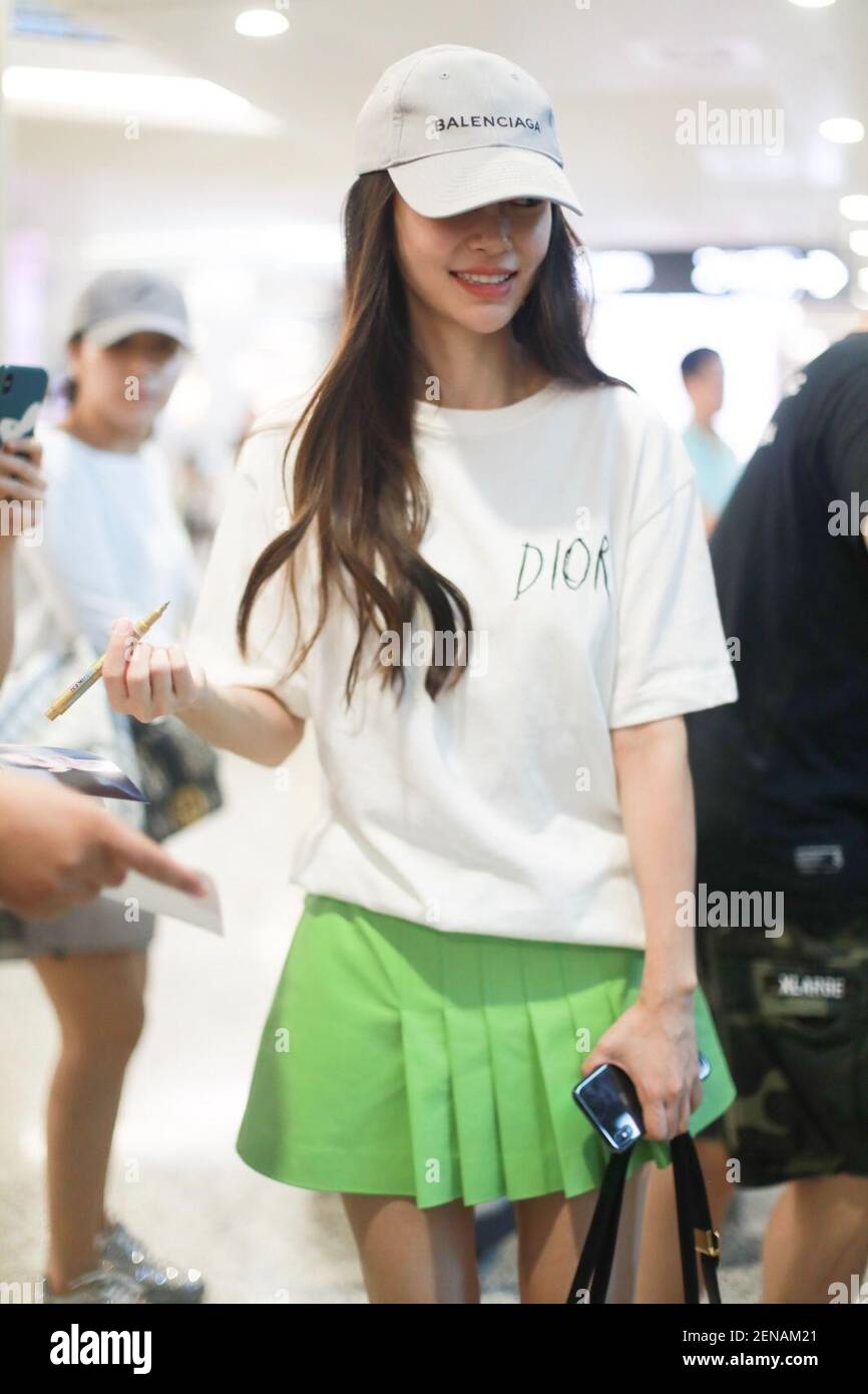Shanghai, China - July 16 2019: Chinese actress Angelababy at Shanghai ...