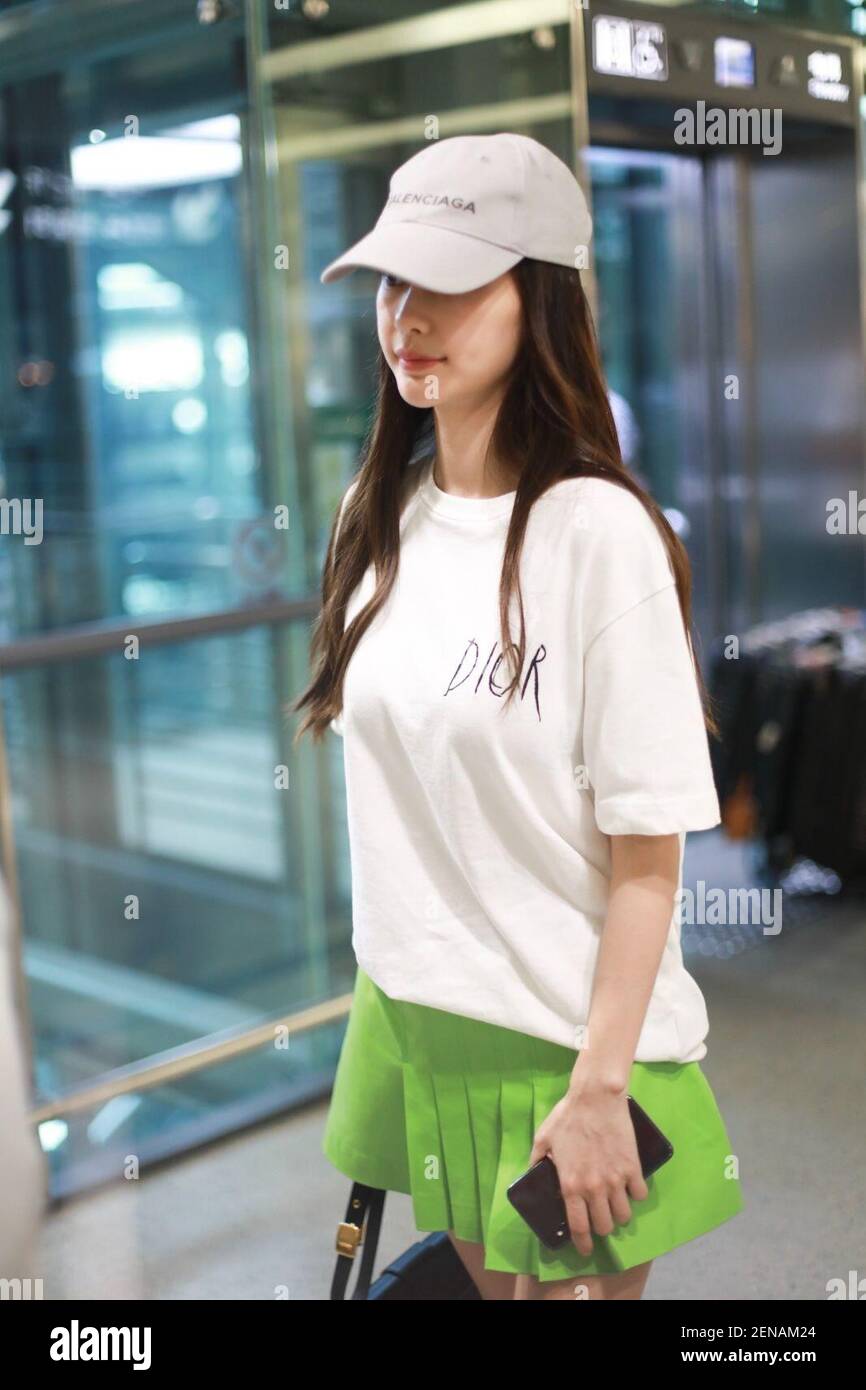 Shanghai, China - July 16 2019: Chinese actress Angelababy at Shanghai ...