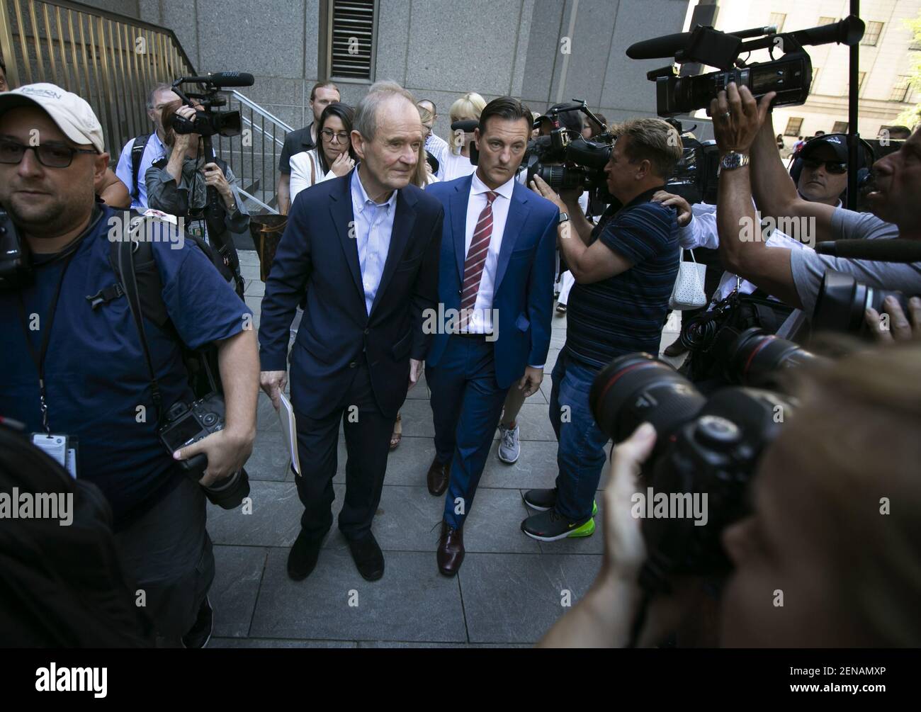 David Boies and Brad Edwards, attorneys for some of Jeffrey Epstein's ...