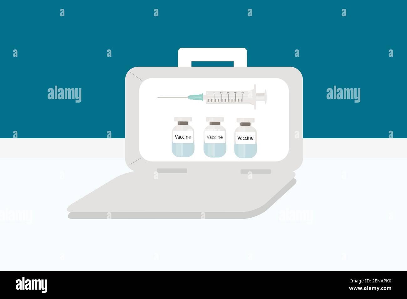 Vaccine bag Stock Vector Images - Alamy