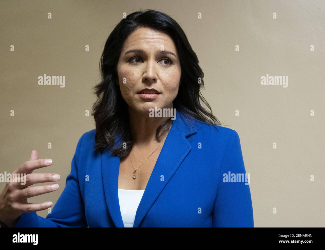 United States Representative Tulsi Gabbard (Democrat of Hawaii) speaks ...