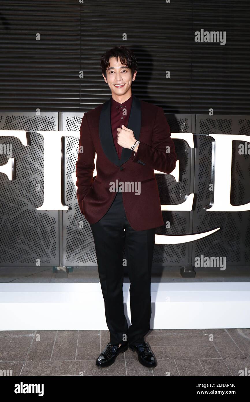 Taiwanese actor and model Jasper Liu attends a promotional event for ...