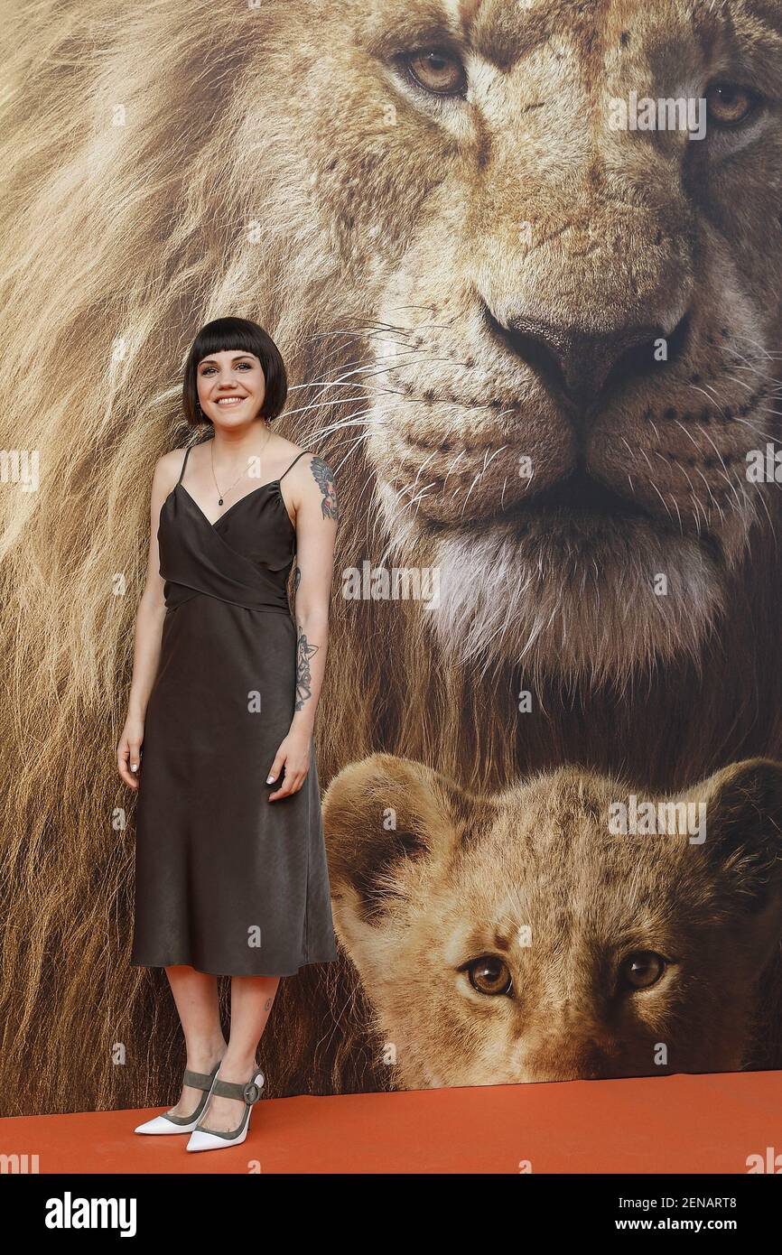 Actress and singer Angy Fernandez attends the photocall of ‘El Rey León ...