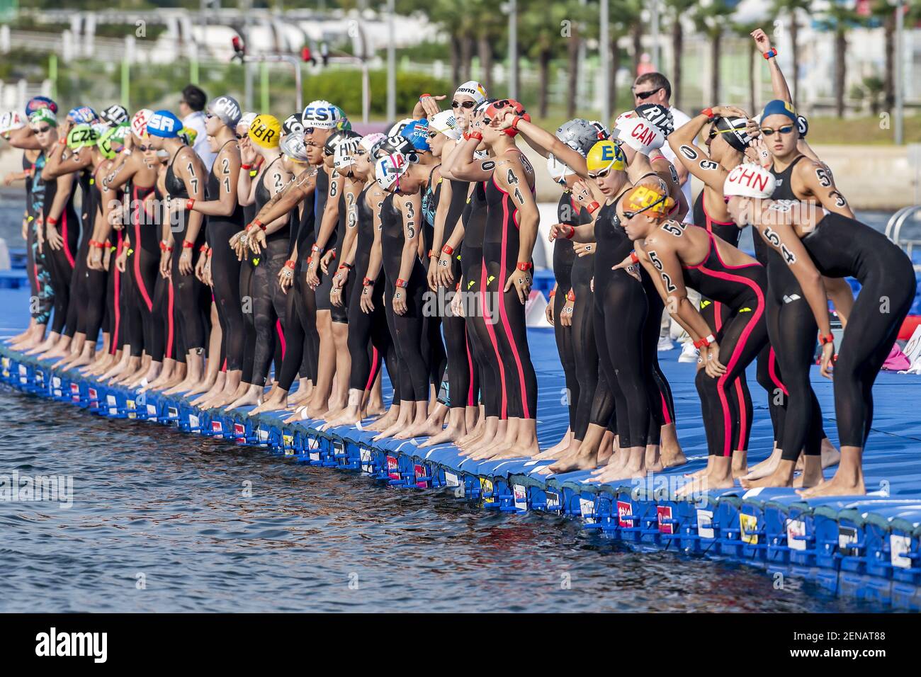Start Yeosu South Korea 17/07/2019 Open Water Women's 5KM 18th FINA ...