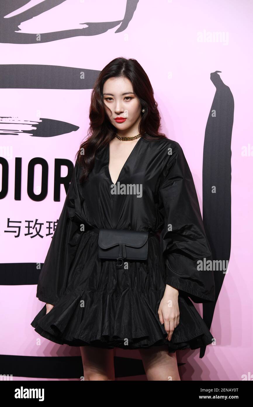 South Korean singer Lee Sun-mi, also known as Sunmi, poses on the red ...