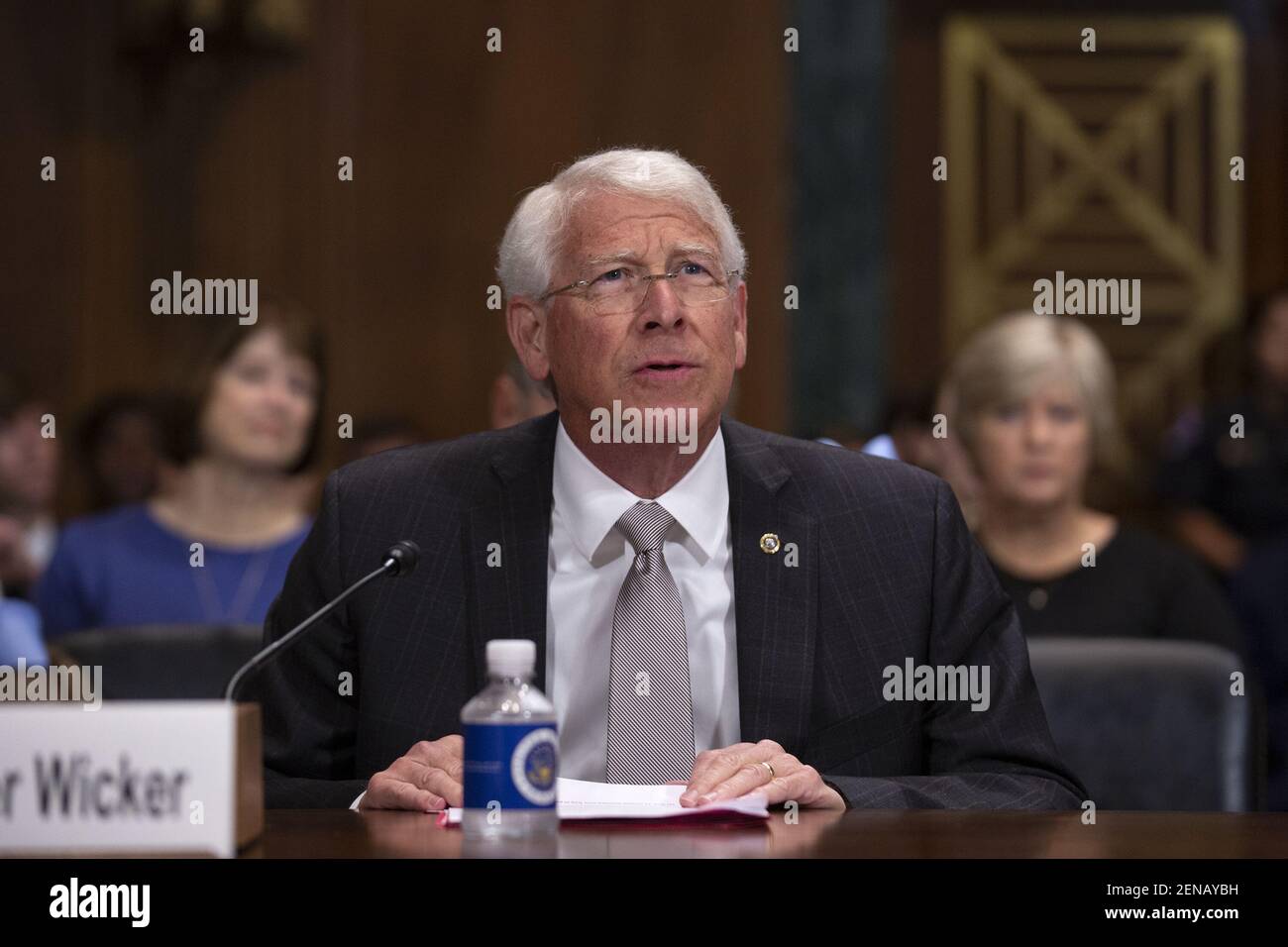 United States Senator Roger Wicker (Republican of Mississippi) speaks ...