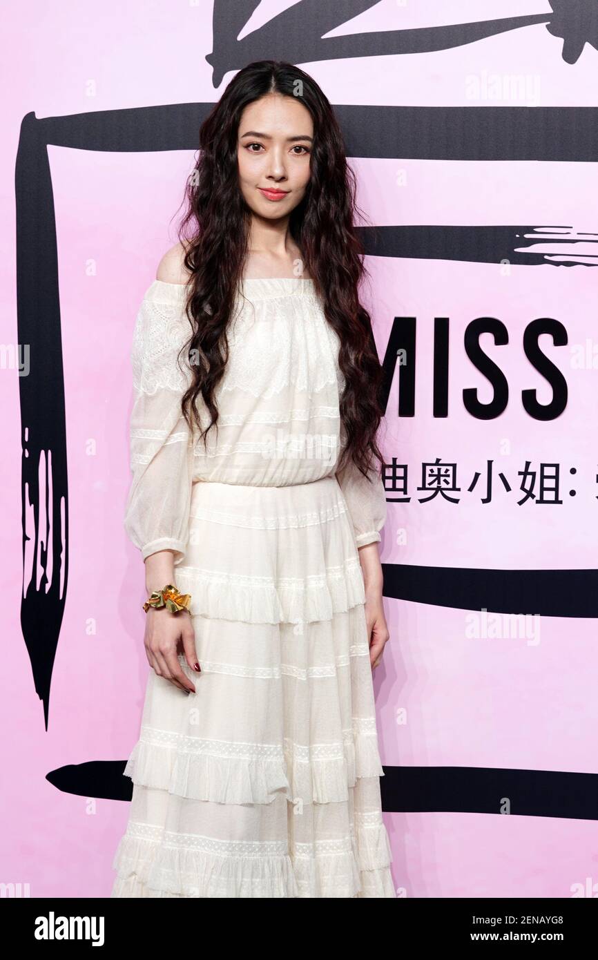 Taiwanese actress Bea Hayden Guo poses on the red carpet for the Miss ...