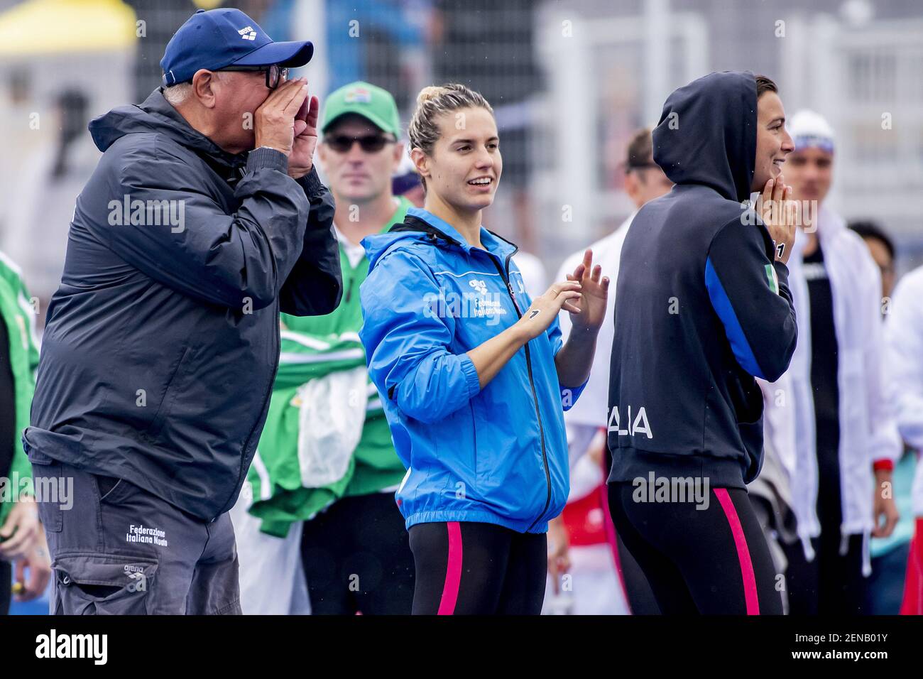 BRUNI Rachele, MORINI Stefano, GABBRIELLESCHI Giulia ITA Yeosu South Korea 18/07/2019 Open Water ...