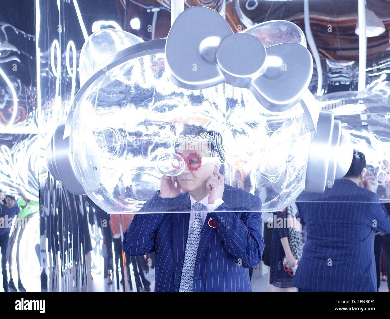 Interior view of the "GEG Presents: Hello Kitty Hello Again" special 45th anniversary exhibition ...