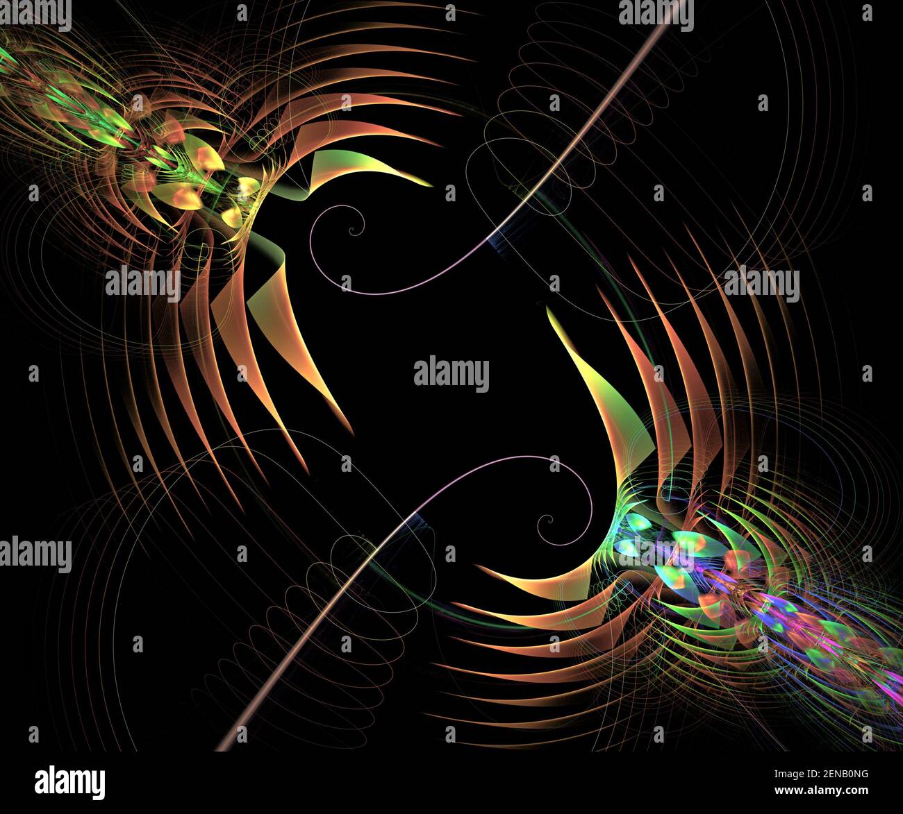 Computer generated fractal artwork for creative art,design and ...