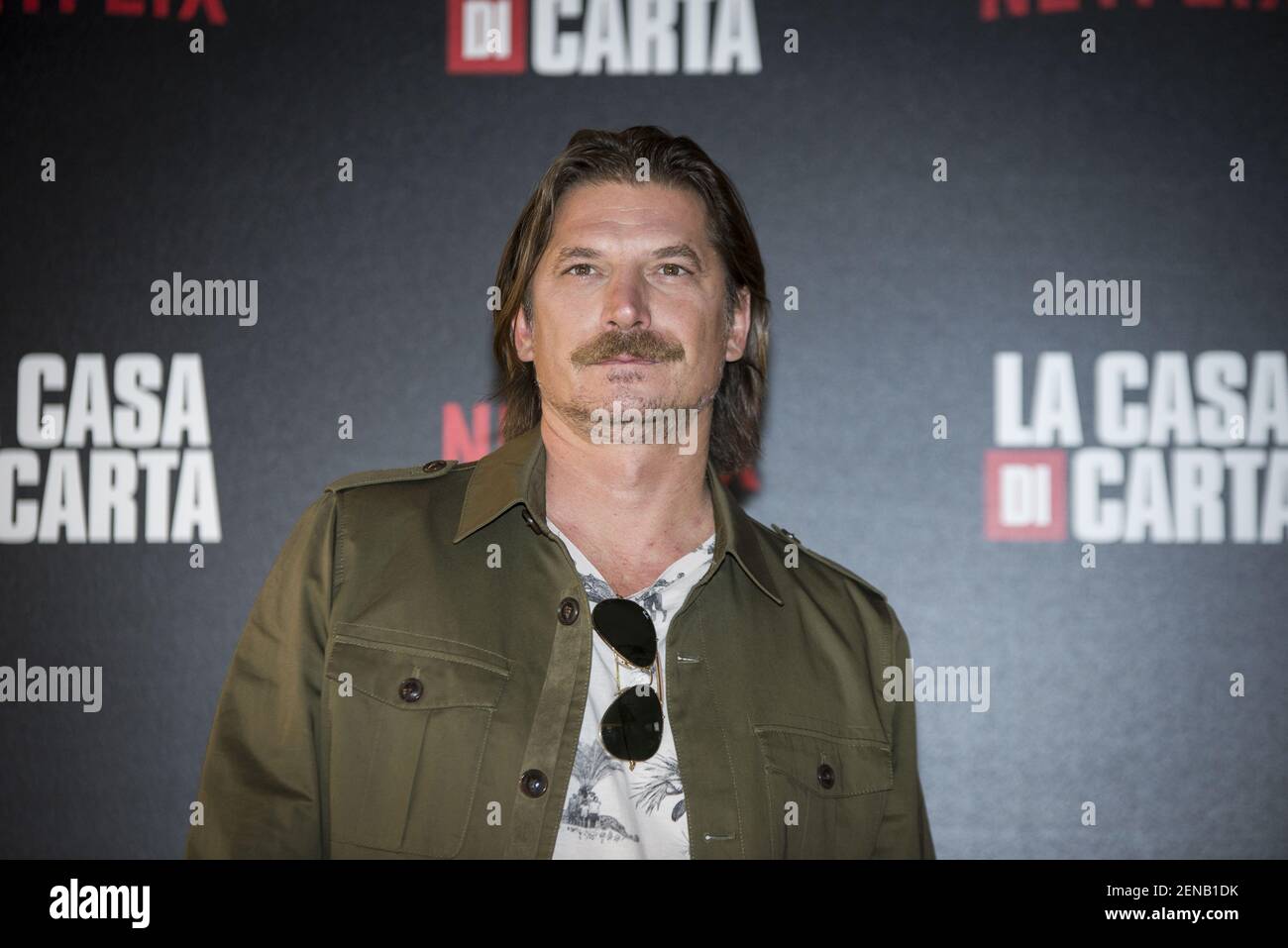Luka Peros attend the photocall of the Netflix tv show "La Casa di ...