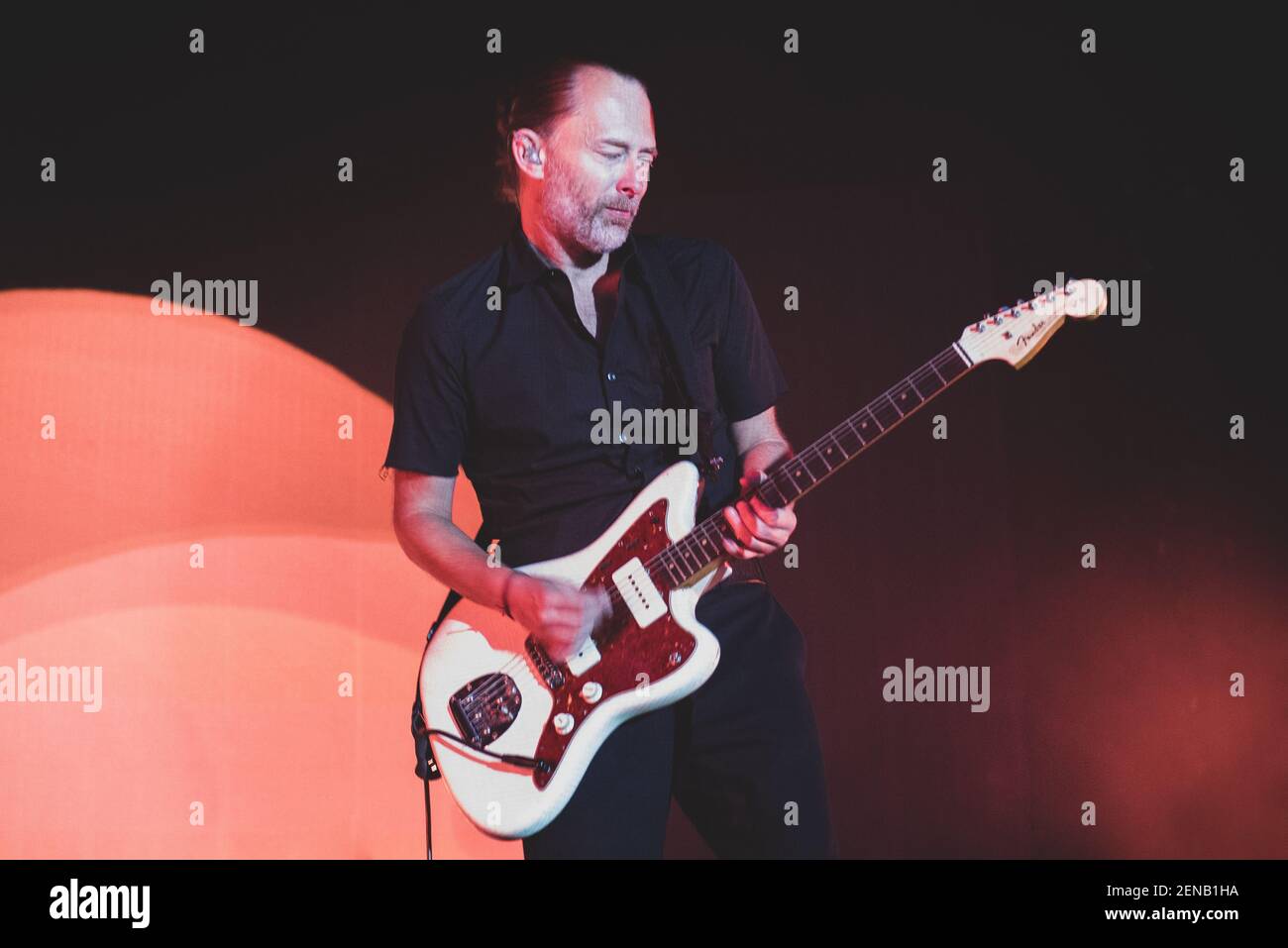 The British singer-songwriter Thom Yorke performs live during the ...