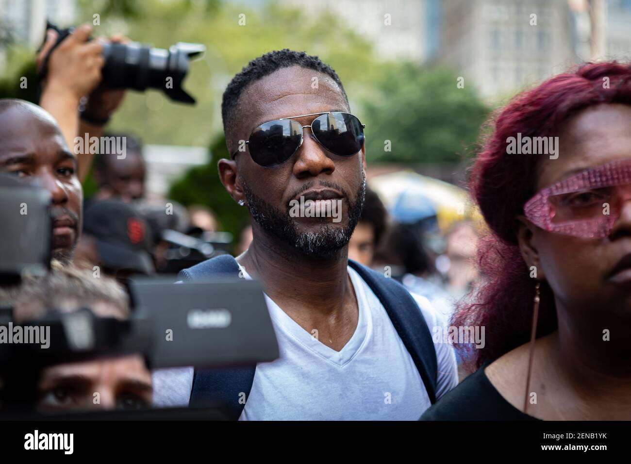 ?New York City Public Advocate ??Jumaane Williams ?outside NYPD ...