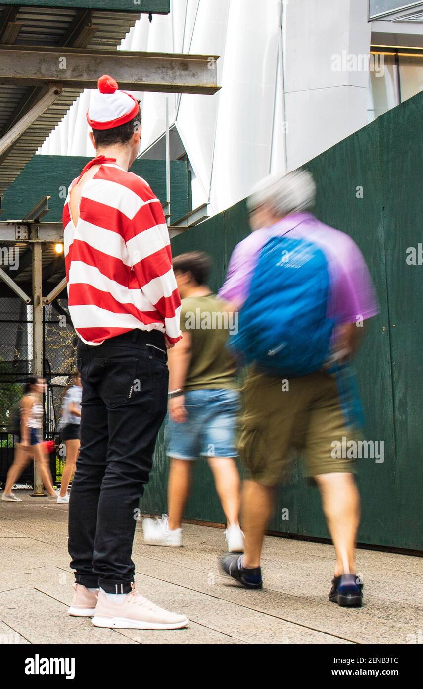 Waldo look-alikes take over NYC in celebration of National 'Where's ...