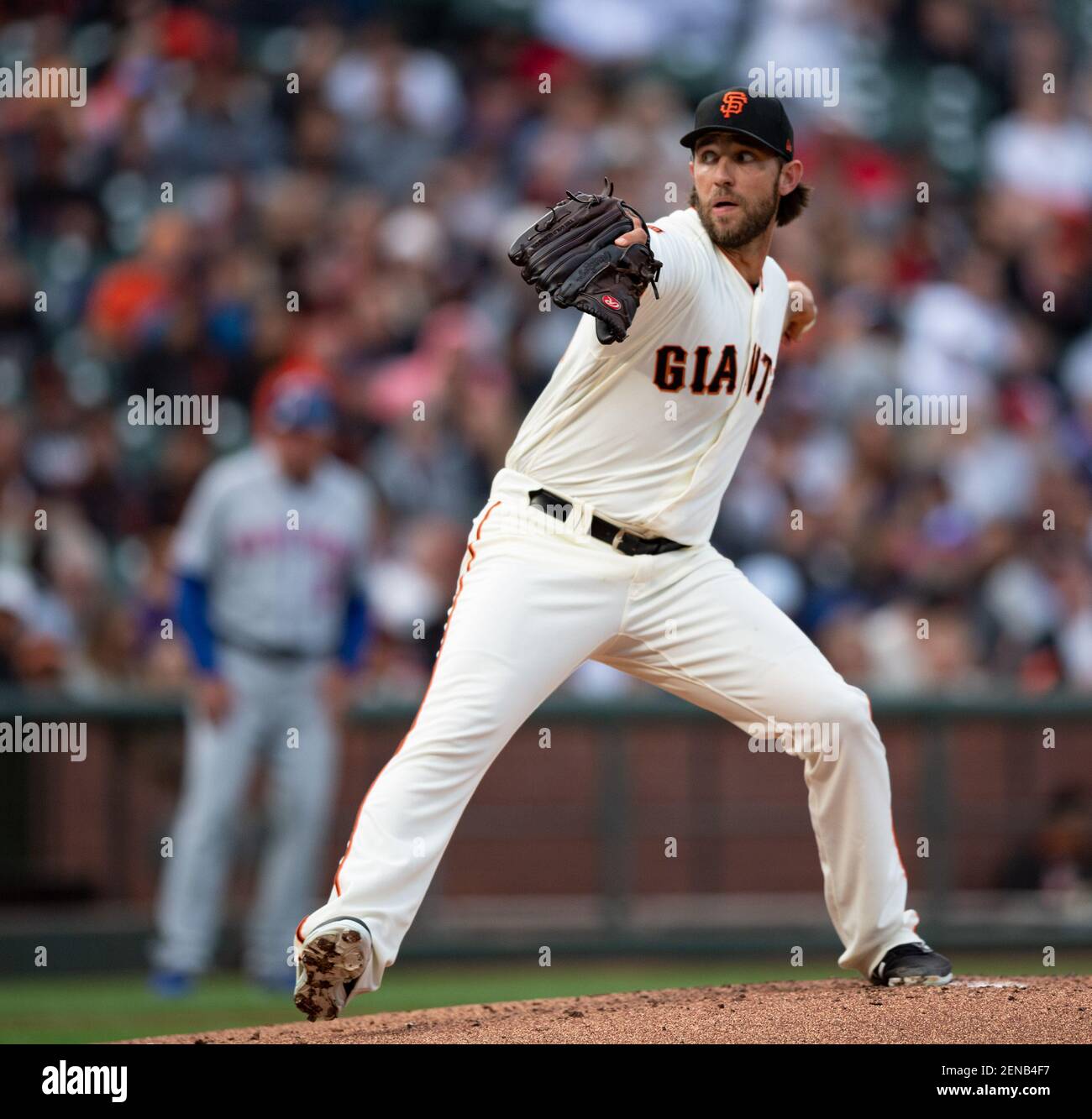 July 18, 2019: San Francisco Giants starting pitcher Madison Bumgarner ...