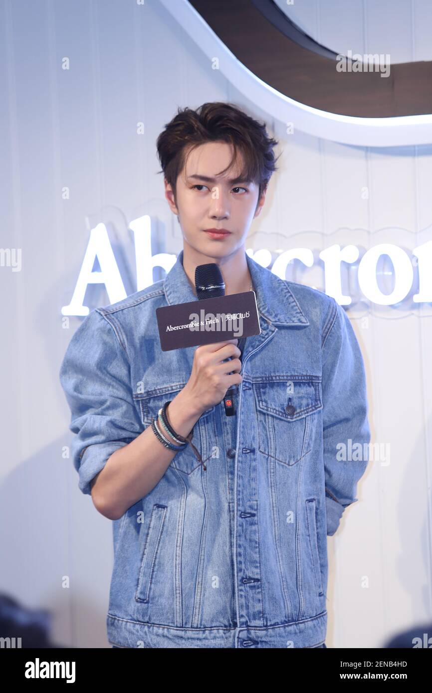 Chinese actor and singer Wang Yibo of South Korean-Chinese boyband UNIQ ...