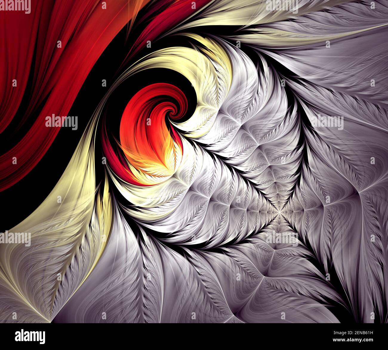 Computer generated fractal artwork for creative art,design and ...