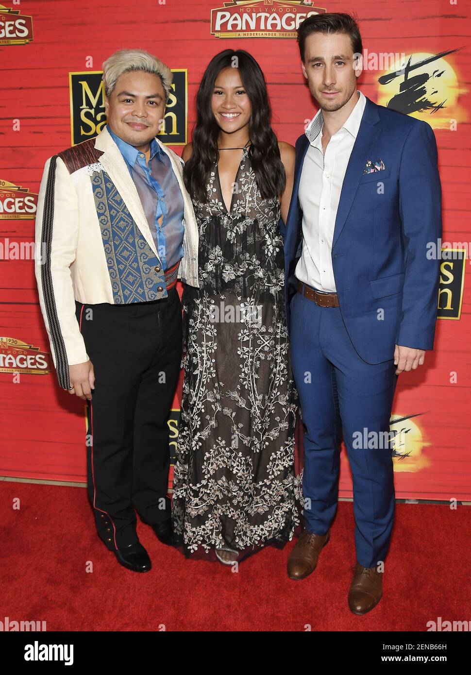 (L-R) Lead Cast members Red Concepcion, Emily Bautista and Anthony ...