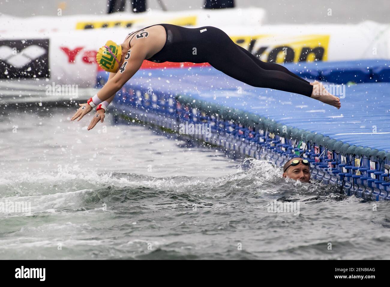Start Yeosu South Korea 19/07/2019 Open Water Women's 25KM 18th FINA ...