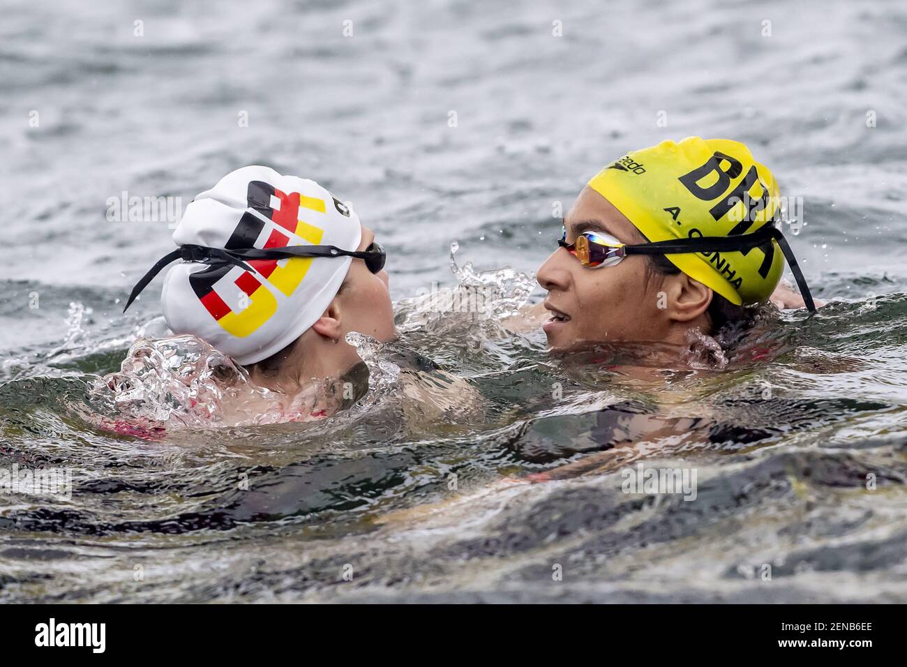 CUNHA Ana Marcela BRA Gold Medal, WUNRAM Finnia GER Silver Medal Yeosu ...