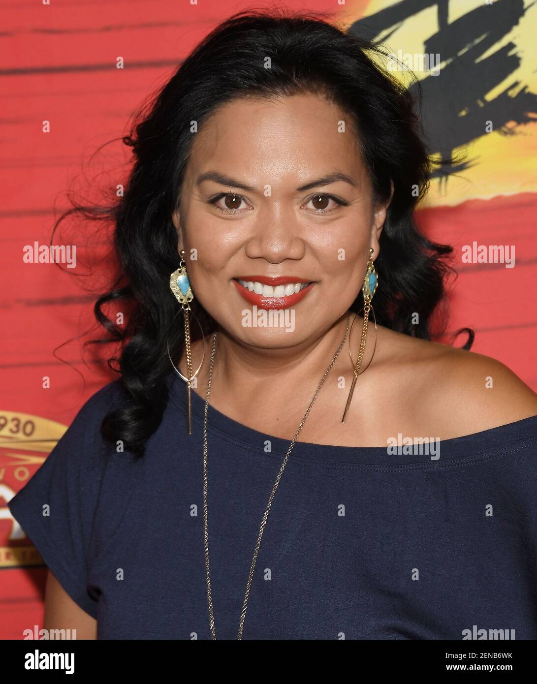 Melody Butiu arrives at the Opening Night of the U.S. National Tour of ...