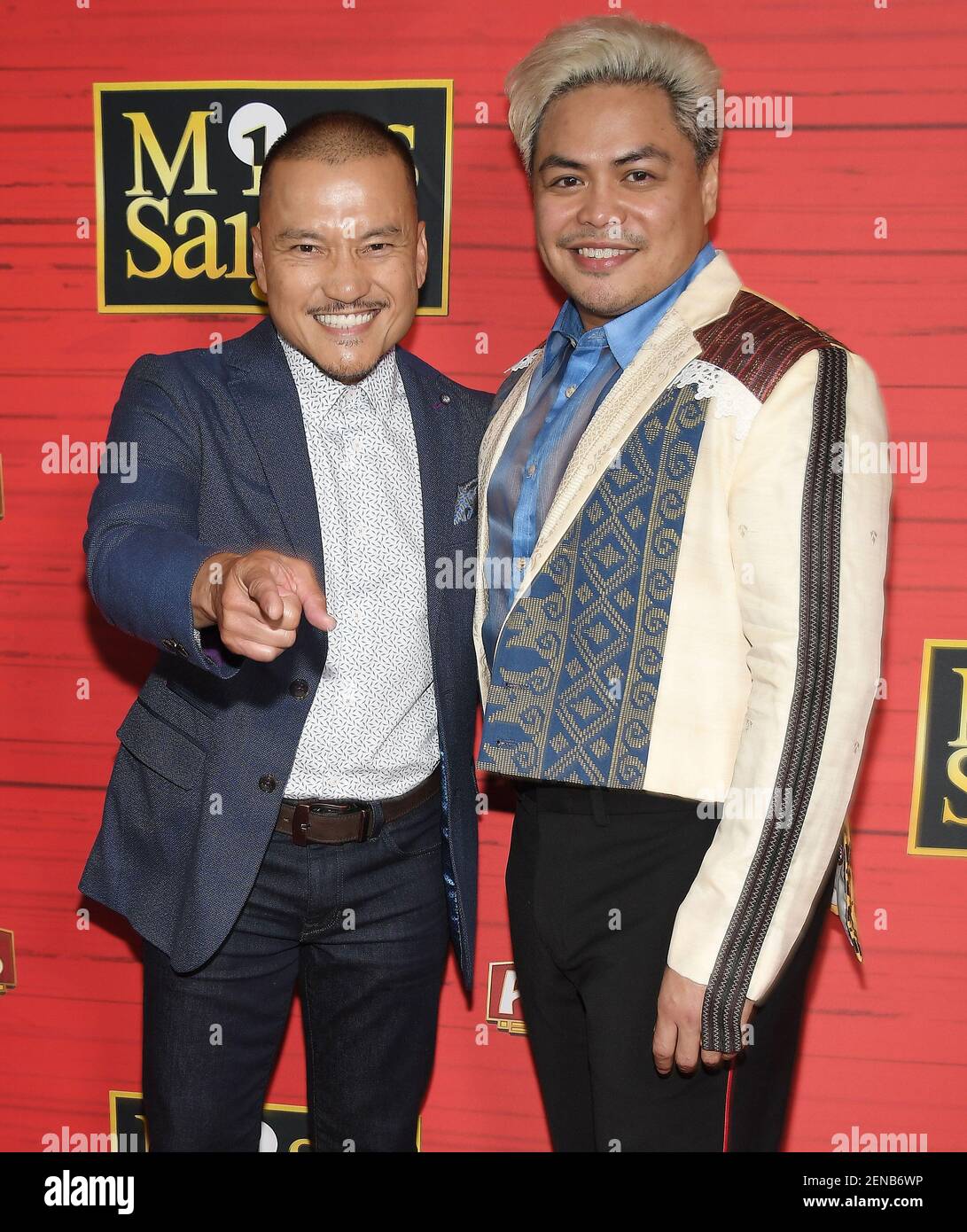 (L-R) Jon Jon Briones and Red Concepcion at the Opening Night of the U ...