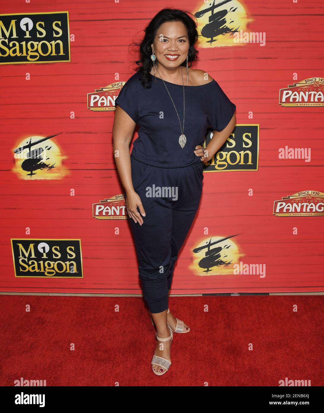 Melody Butiu arrives at the Opening Night of the U.S. National Tour of ...