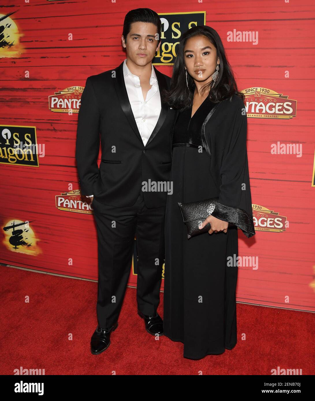 (L-R) Michael S. Garcia and Savira Windyani at the Opening Night of the U.S. National Tour of ...