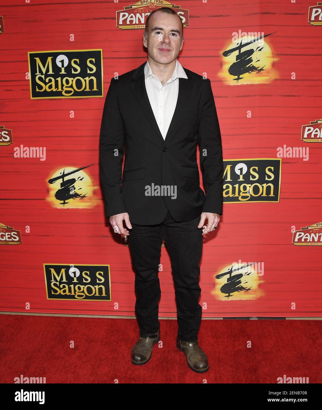 Justin Best arrives at the Opening Night of the U.S. National Tour of ...